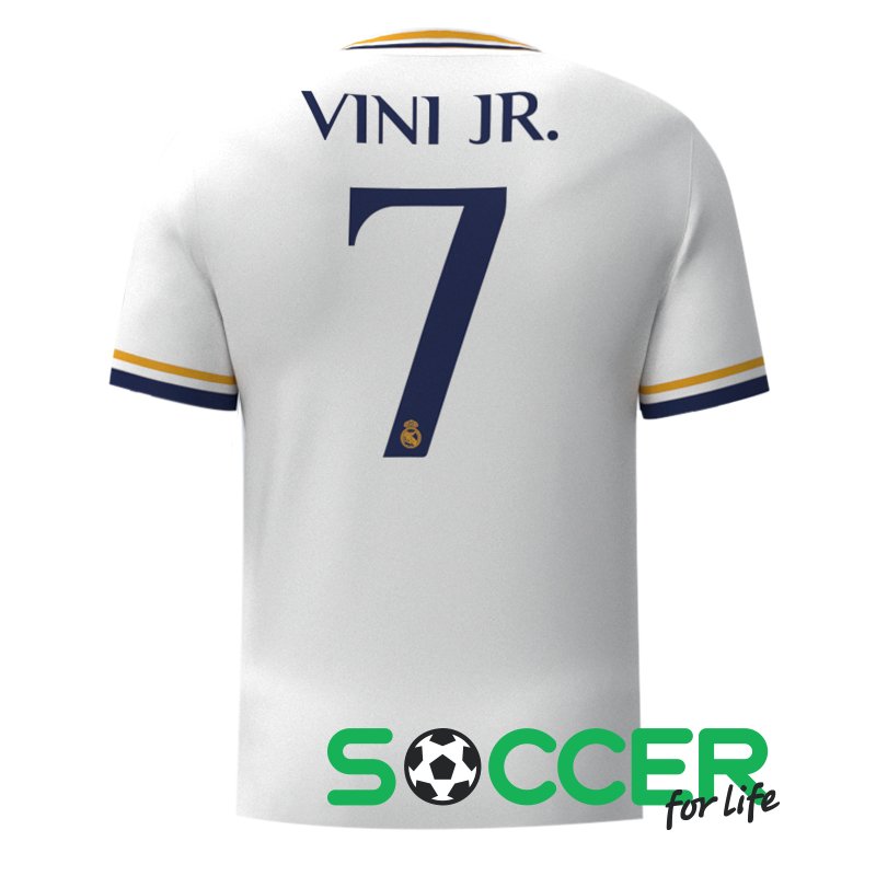 Футболка Реал Мадрид Винисиус Жуниор 7 (Real Madrid Vini Jr 7) 2023-2024 игровая/повседневная ...
