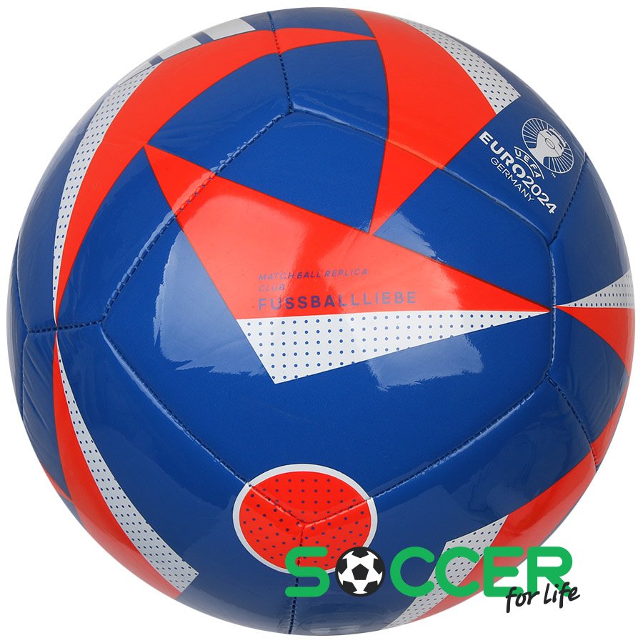 М'яч футбольний Adidas Euro24 Club Fussballliebe IN9373 розмір 4 ...