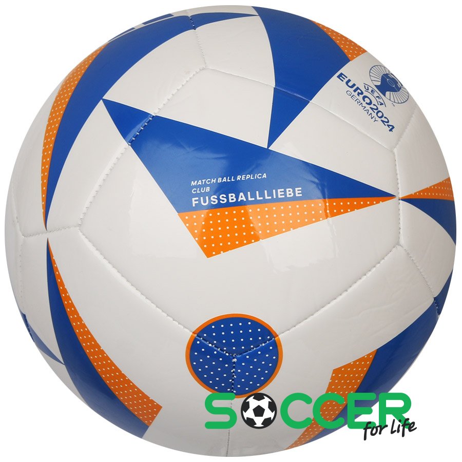 Мяч футбольный Adidas EURO24 Fussballiebe 2024 Club IN9371 размер 3 ...