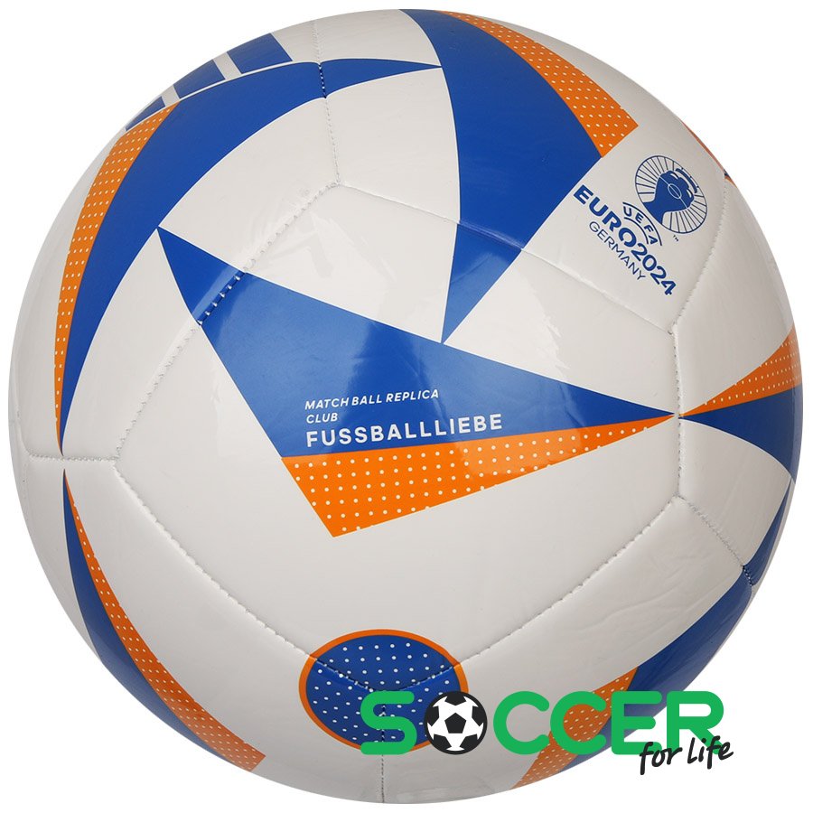 Мяч футбольный Adidas EURO24 Fussballiebe 2024 Club IN9371 размер 3 ...