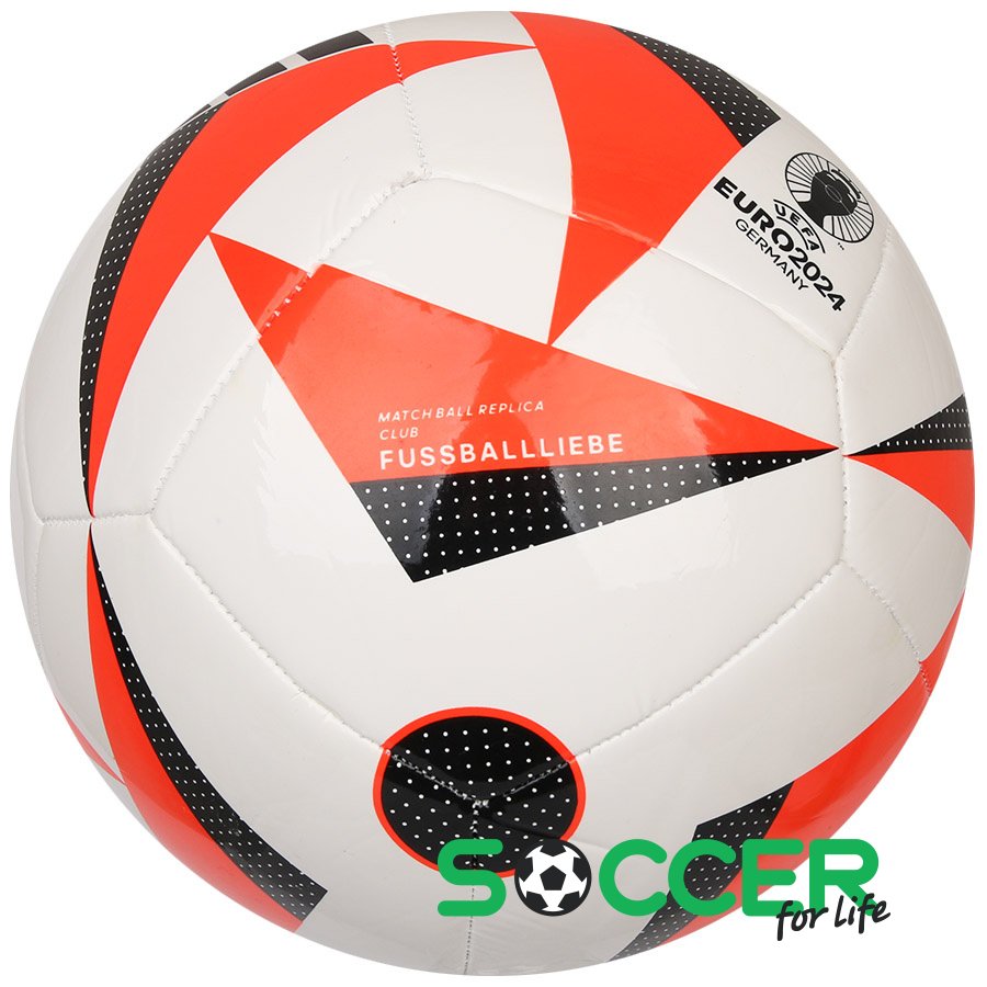 Мяч футбольный Adidas EURO24 Fussballiebe 2024 Club IN9372 размер 5 ...